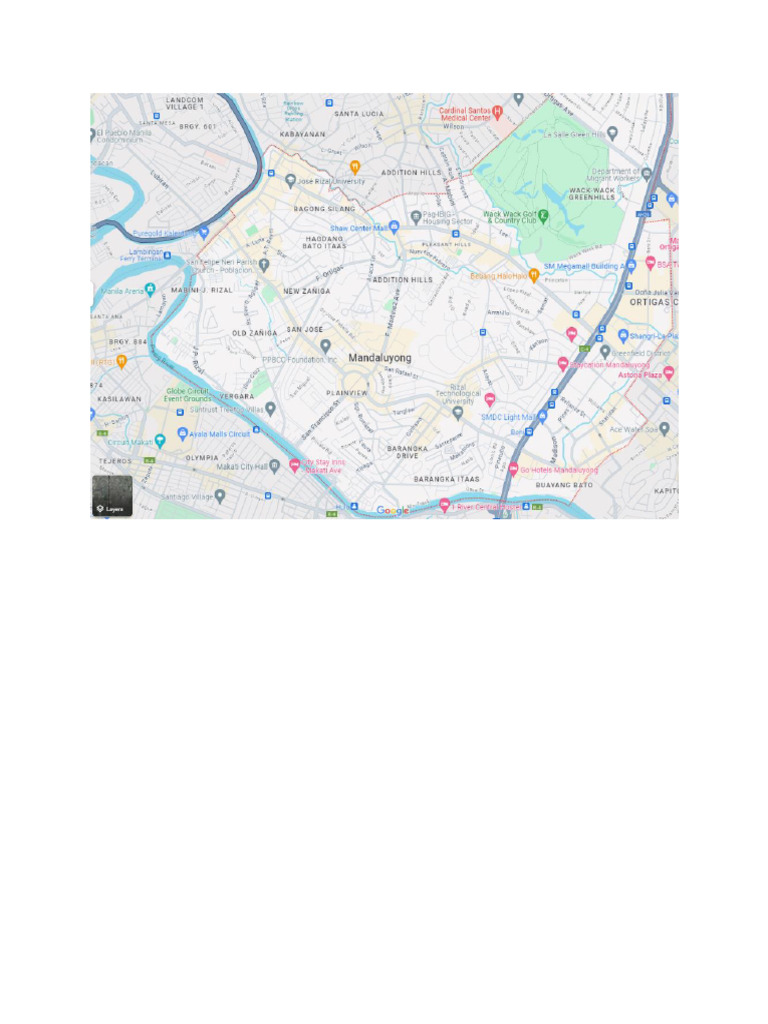 Map of Mandaluyong | PDF