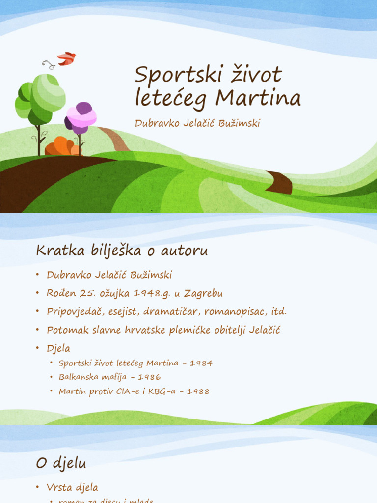 Sportski Život Letećeg Martina | PDF