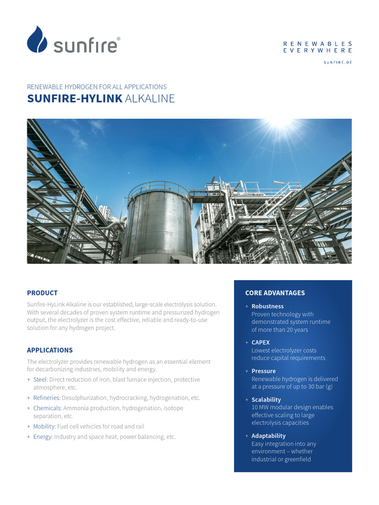 SUNFIRE-HYLINK ALKALINE | PDF