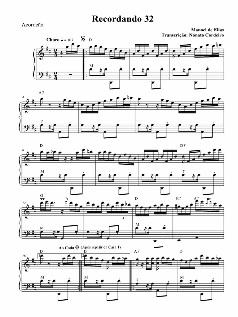 Recordando 32 Clave de G e F | PDF