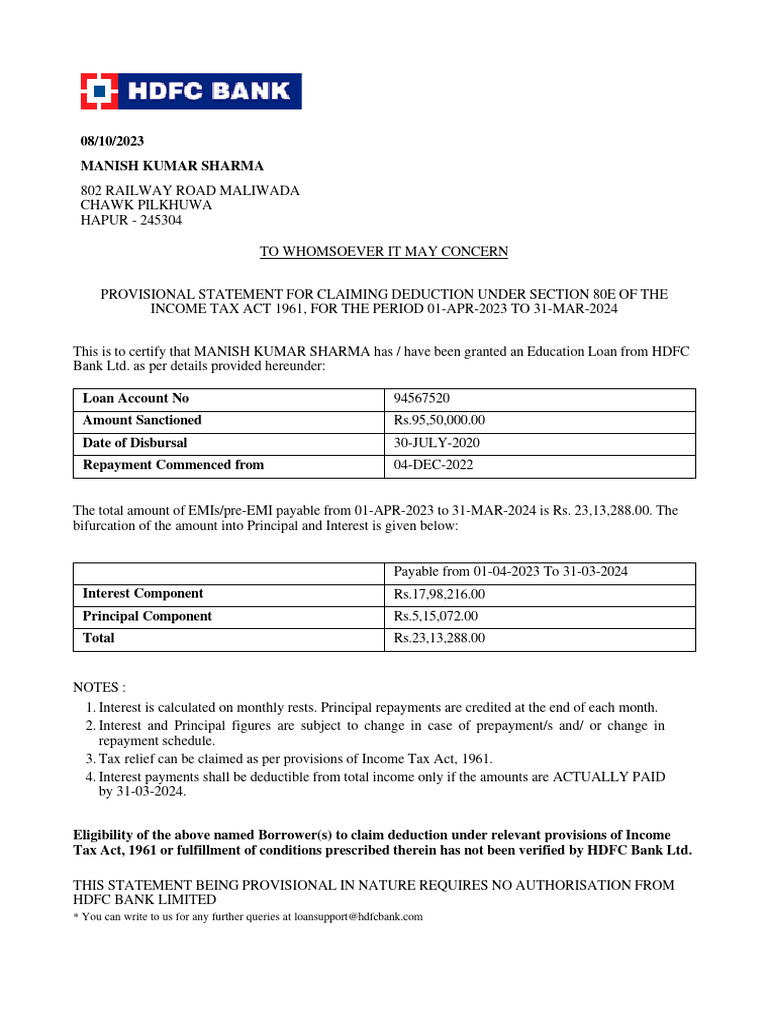 Education Loan PDF | PDF