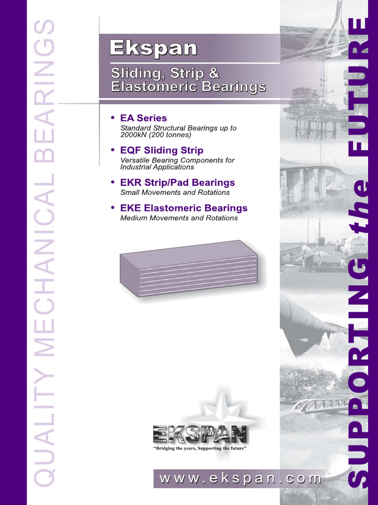 Ekspan EA Series Bearings Overview | PDF | Bearing (Mechanical) | Friction