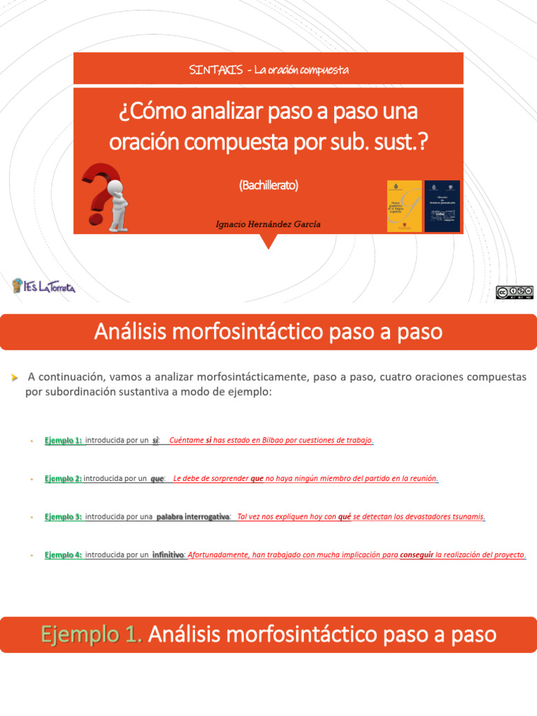 ¿Cómo Analizar Or. Compuesta Sub Sust | PDF