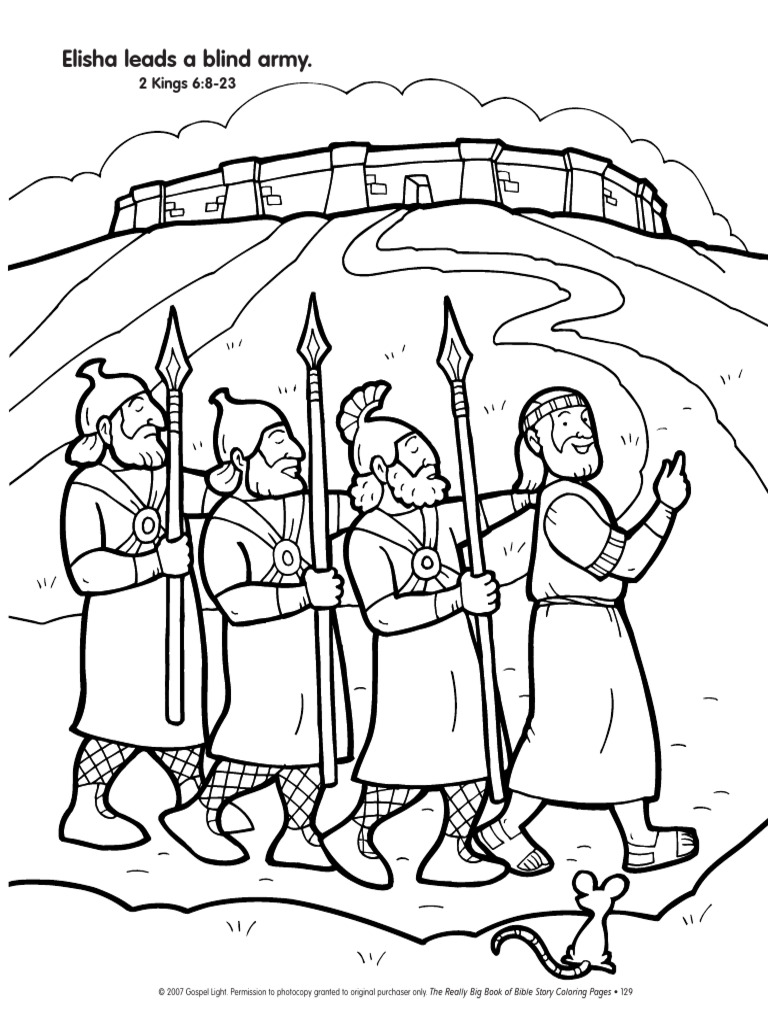 60 Elisha Leads A Blind Army | PDF