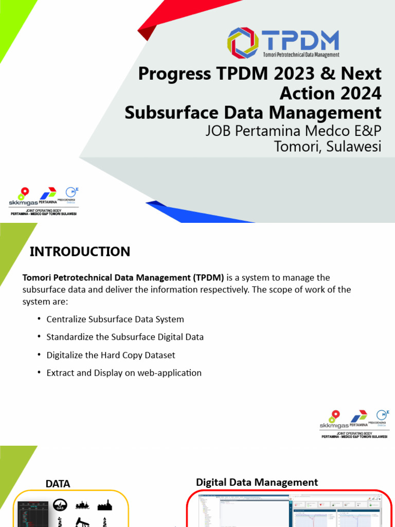 Progress TPDM 2023 Dan Next Action 2024 | PDF | Databases | Metadata