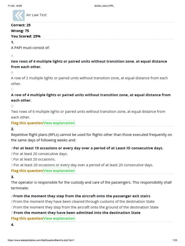 Easa (Jaa) Atpl | Download Free PDF | Instrument Flight Rules | Air ... Easa (Jaa) Atpl | Download Free PDF | Instrument Flight Rules | Air ...