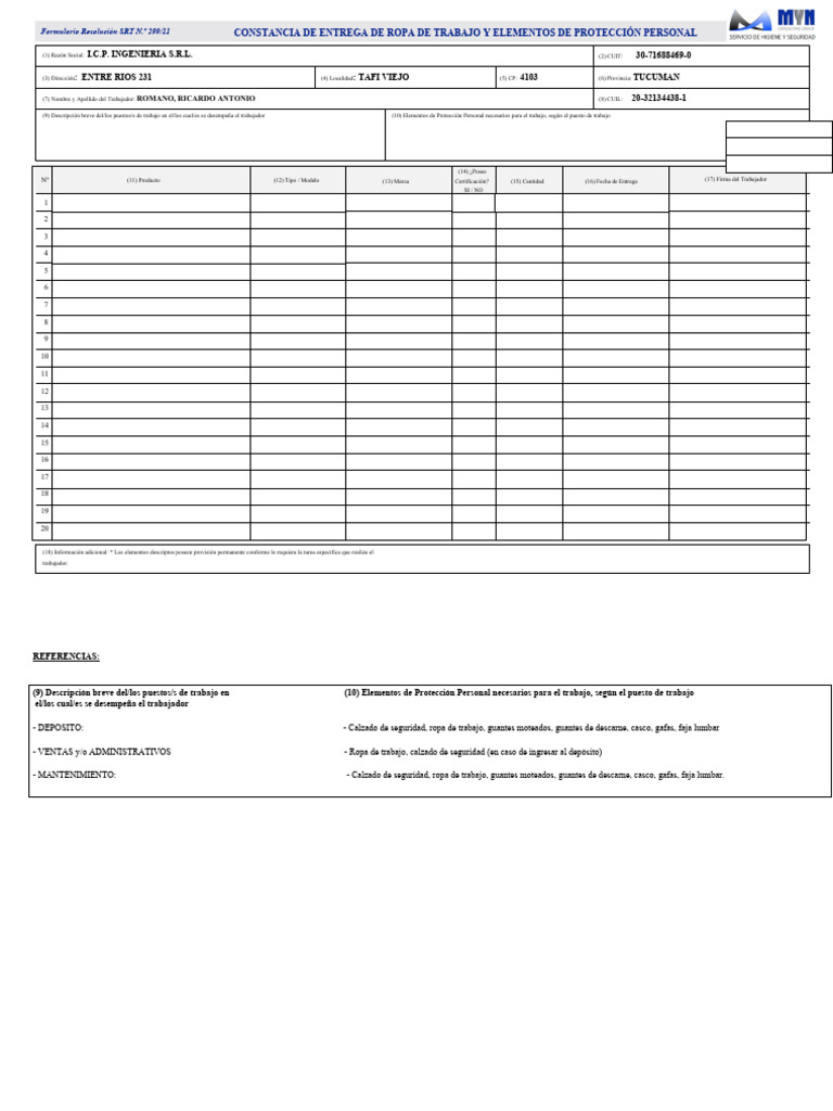 RESOLUCION 299 | PDF