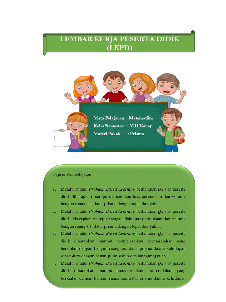 LKPD Prisma (Pertemuan 3) | PDF