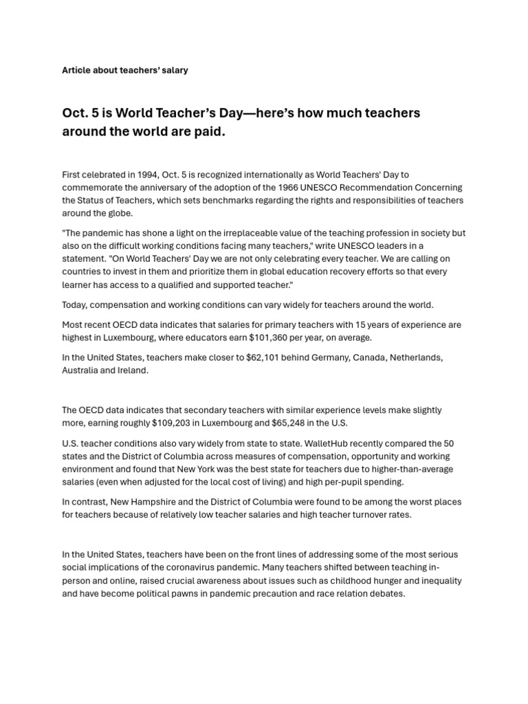 Article Teachers | PDF