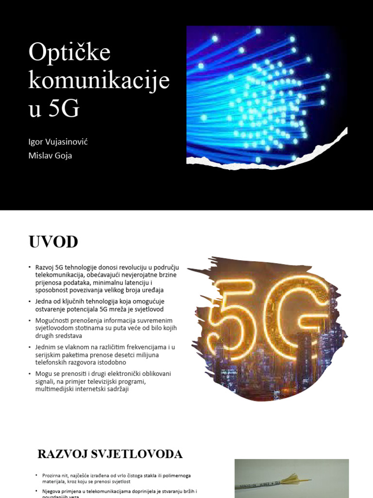 Optičke Komunikacije U 5G | PDF