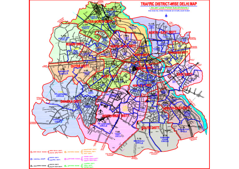 Delhi Map | PDF