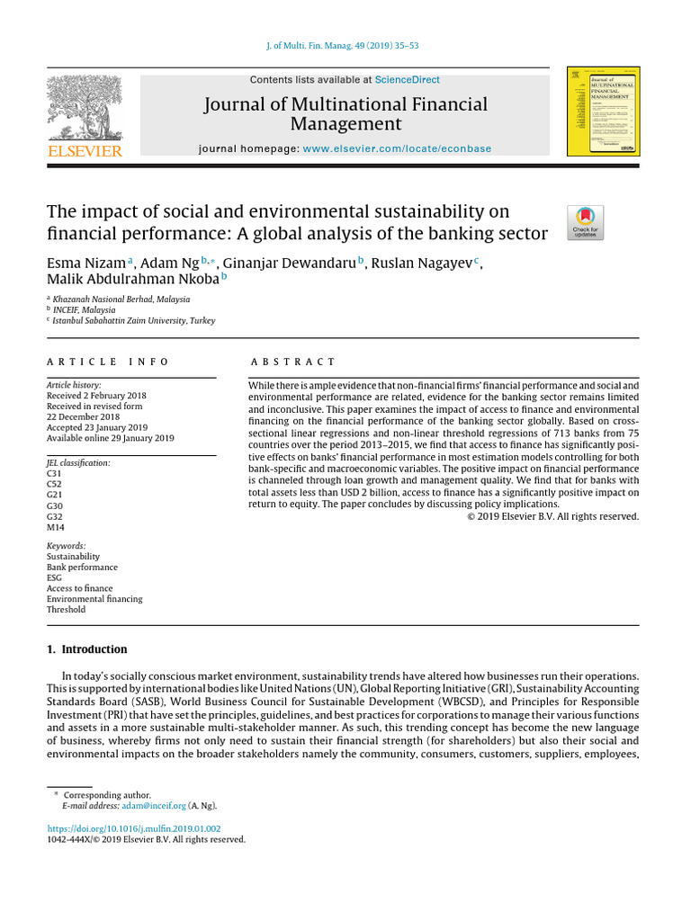 4 Social and Environmental - Bank | PDF