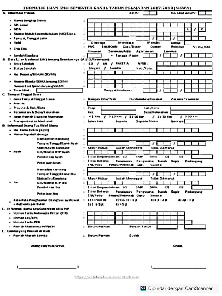 Form Emis | PDF