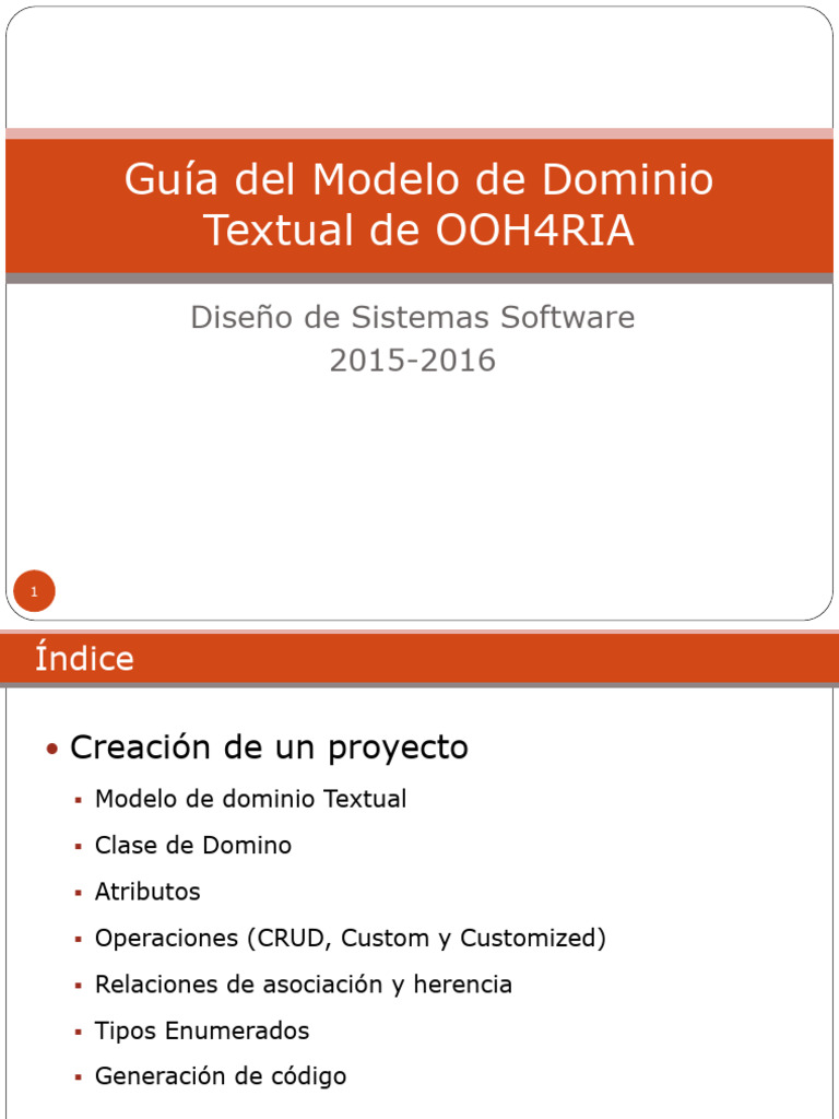 02 Modelado Textual Con OOH4RIA | PDF | Herencia (Programación Orientada a Objetos) | Lenguaje ...