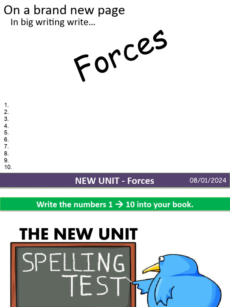 L1 Introduction To Forces | PDF