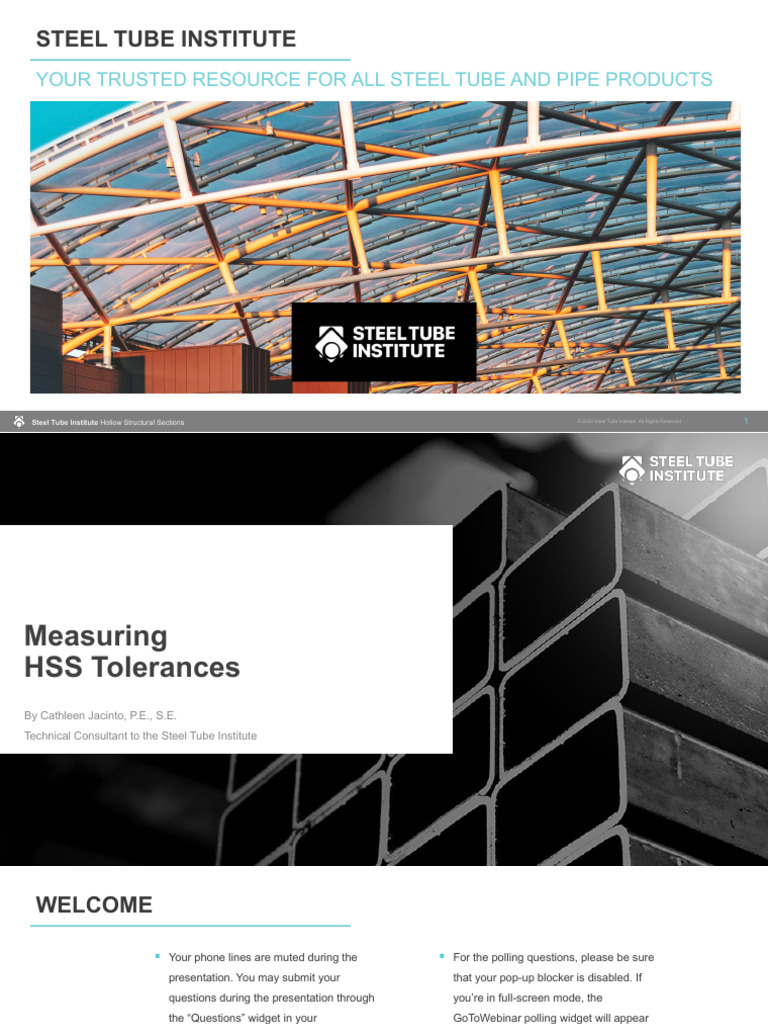 Guidline June-2021 STI Tolerance-Webinar 1slide | PDF | Structural ...