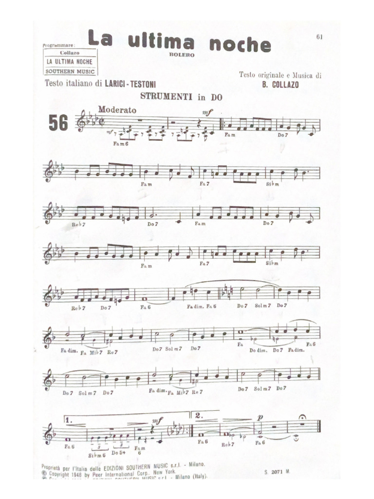 La Ultima Noche | PDF