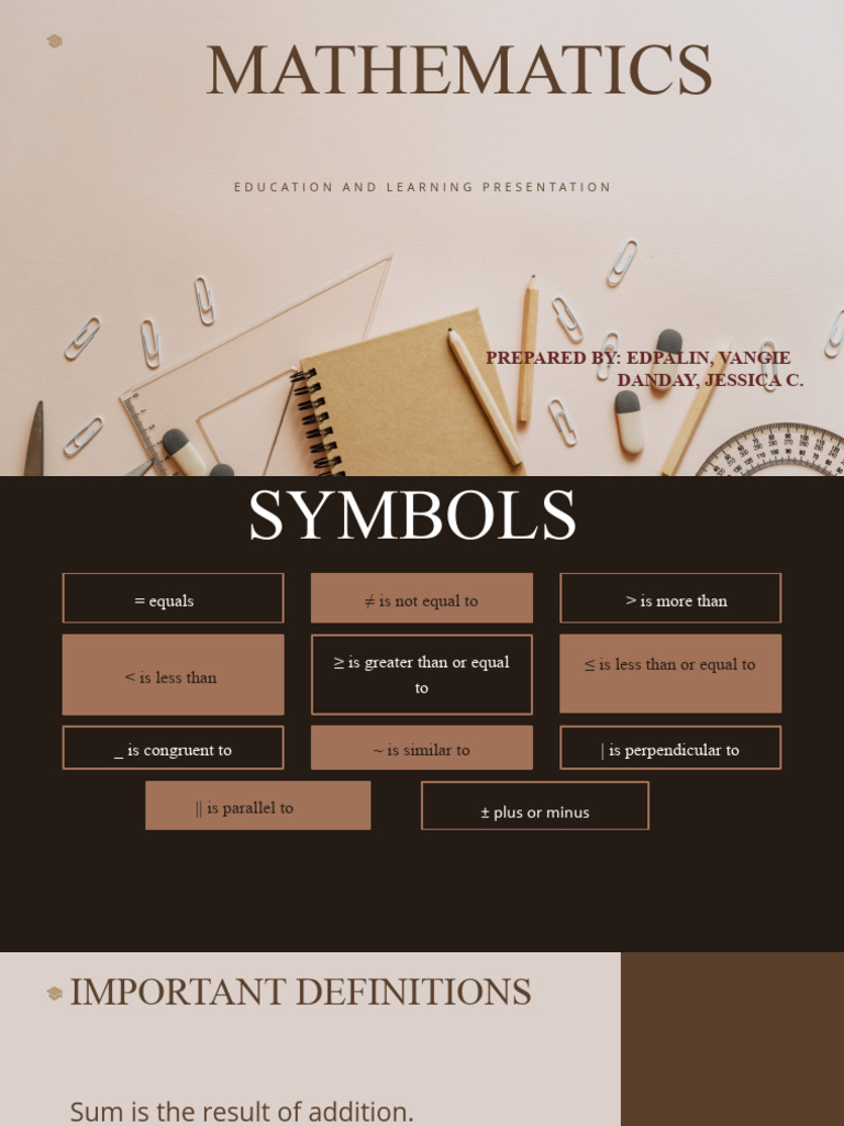 Mathematics Learning Guide | PDF | Mathematics | Mathematical Notation