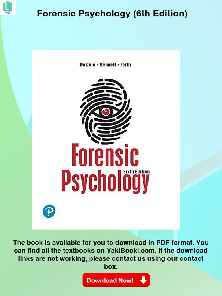 Forensic Psychology (6th Edition) | PDF