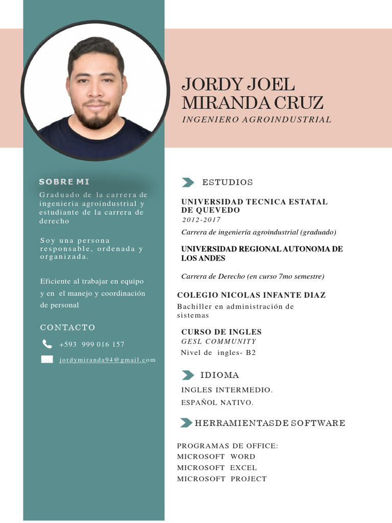 Curriculum Jordy Miranda | PDF | Software | Business