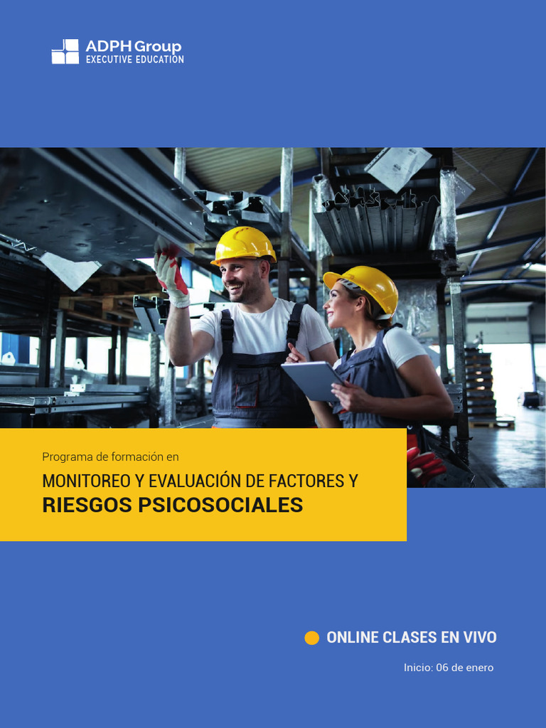 Brochure Riesgos Psicosociales | PDF | Evaluación | Burnout ocupacional