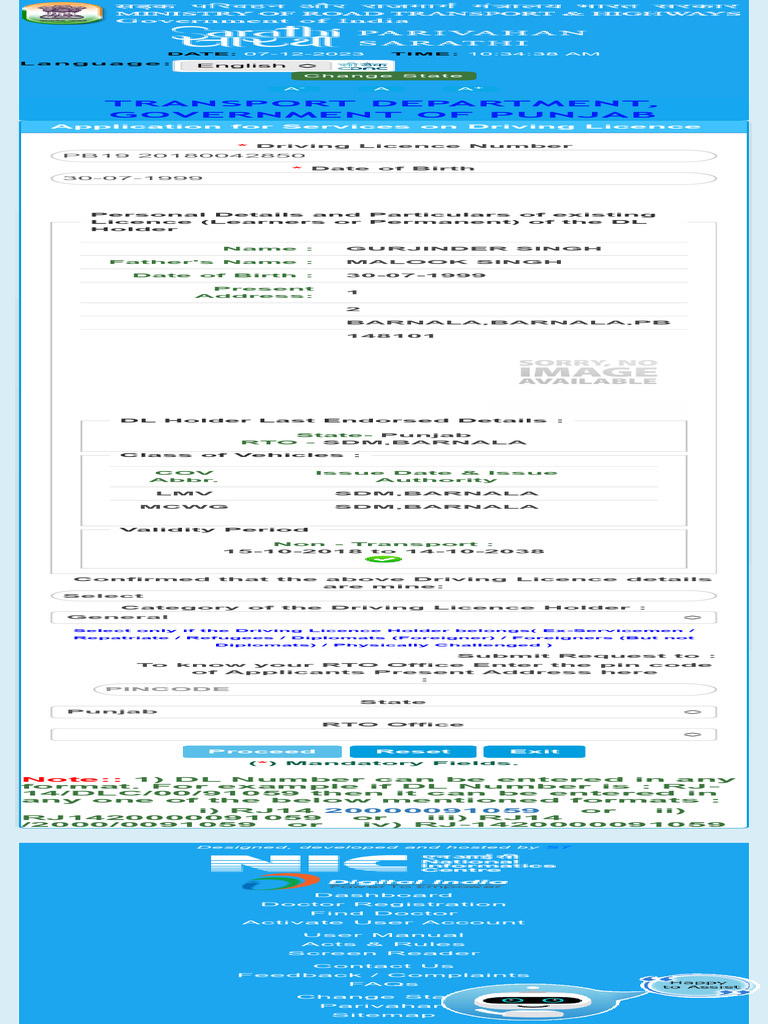 DL Services | PDF | Driver's License | Vehicles