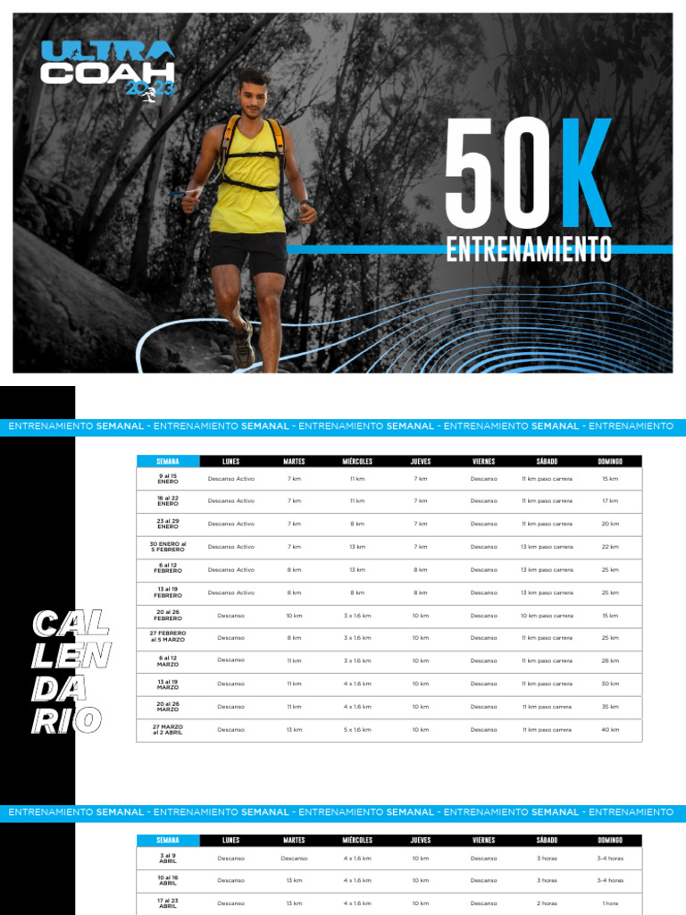 50K Entrenamientos | PDF
