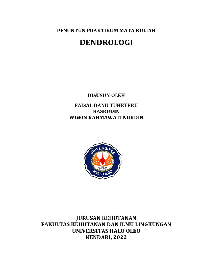 PENUNTUN DENDROLOGI | PDF