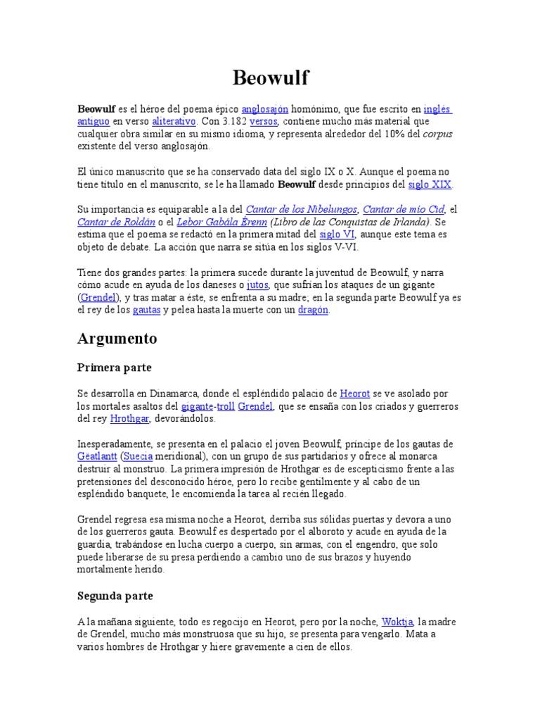 Beowulf | PDF | Beowulf | Geats