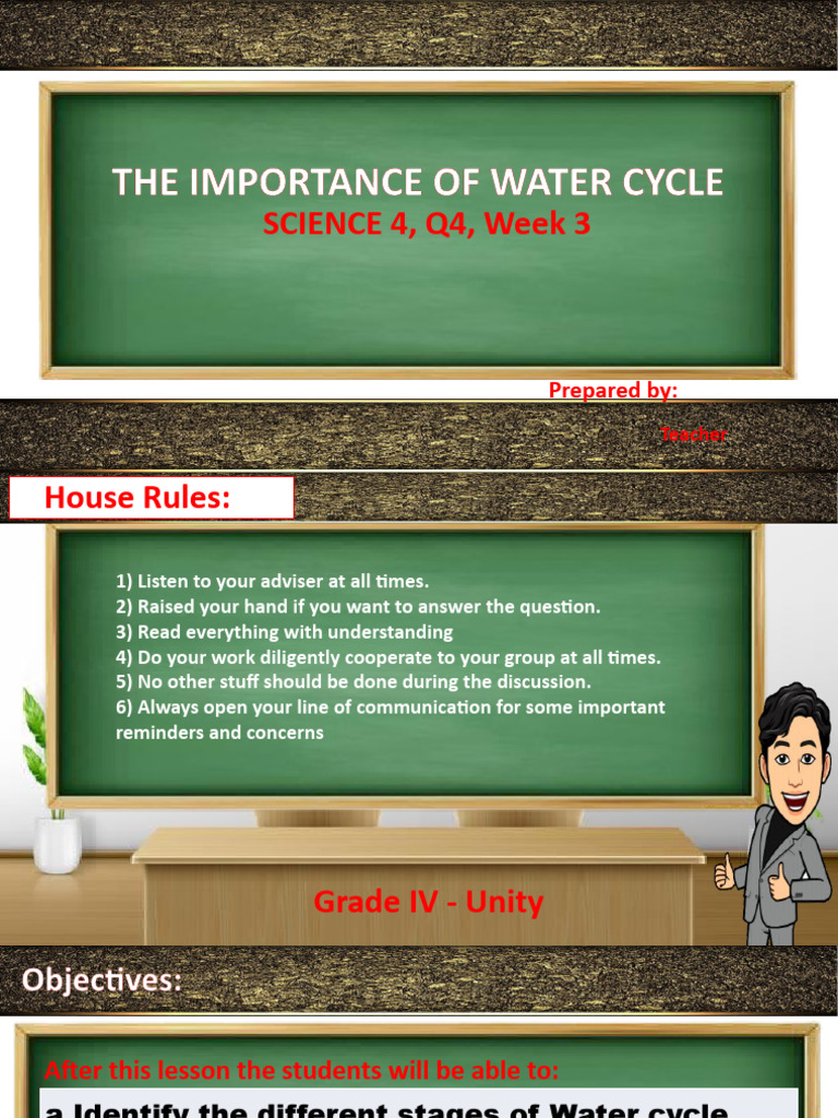 Science 4 Quarter 4 Week 3 Co 2 | Download Free PDF | Water | Water Cycle
