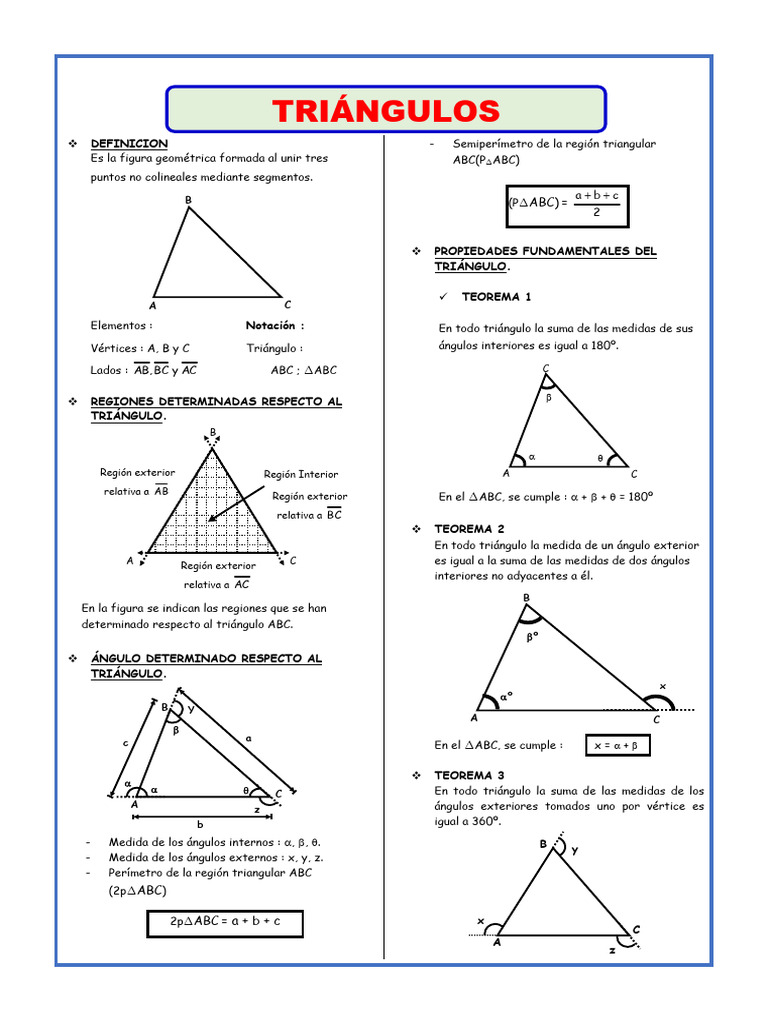 Triangulo | PDF | Triángulo | Geometría euclidiana