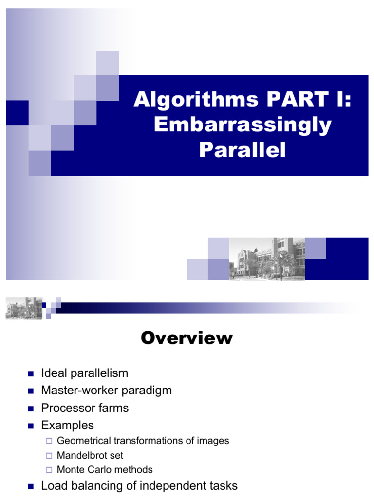 Lecture 8 | PDF | Parallel Computing | Load Balancing (Computing)