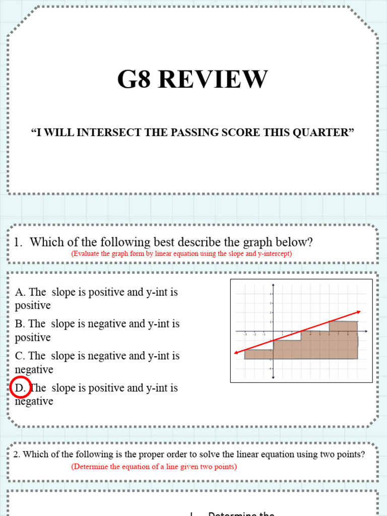 2nd - Quarter - REVIEWER - MATH Ahedxhjwhk | PDF