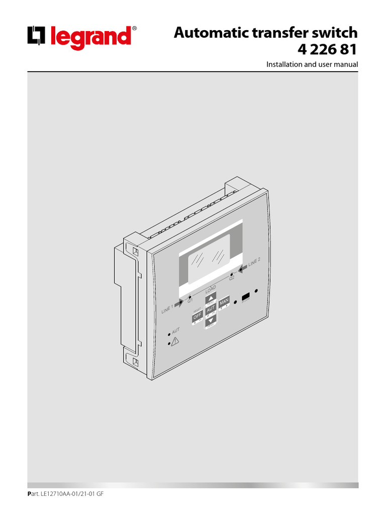 ATS Installation & User Manual | PDF