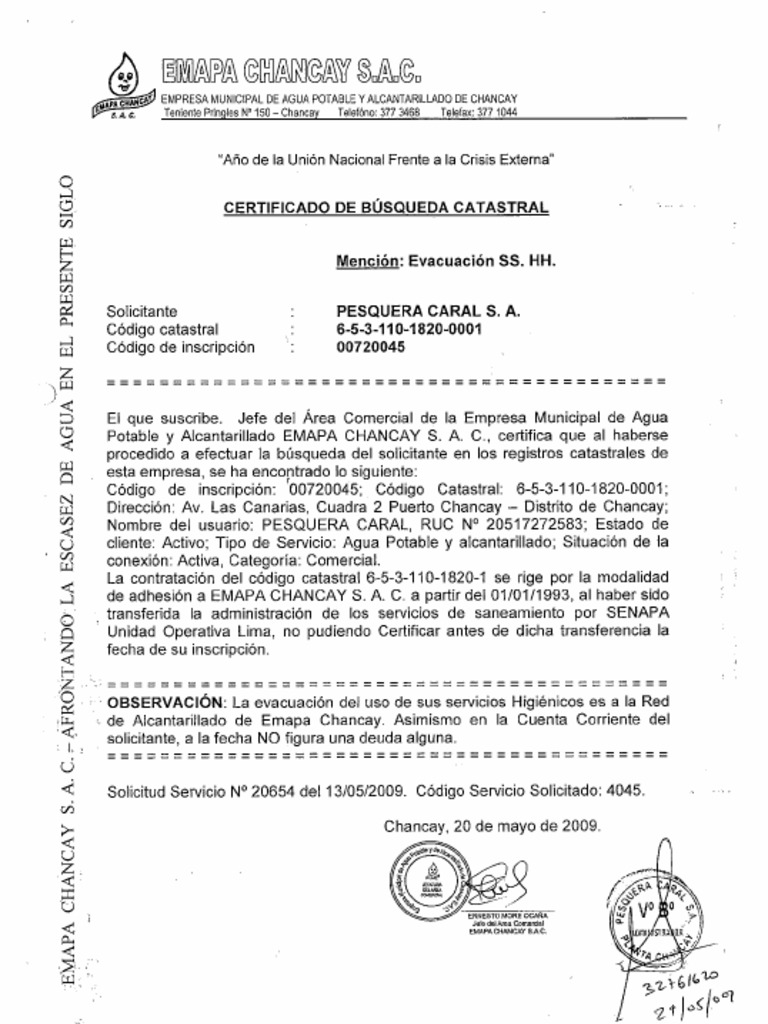 Registro Catastral | PDF