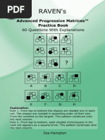 Ravens Progressive Matrices | PDF