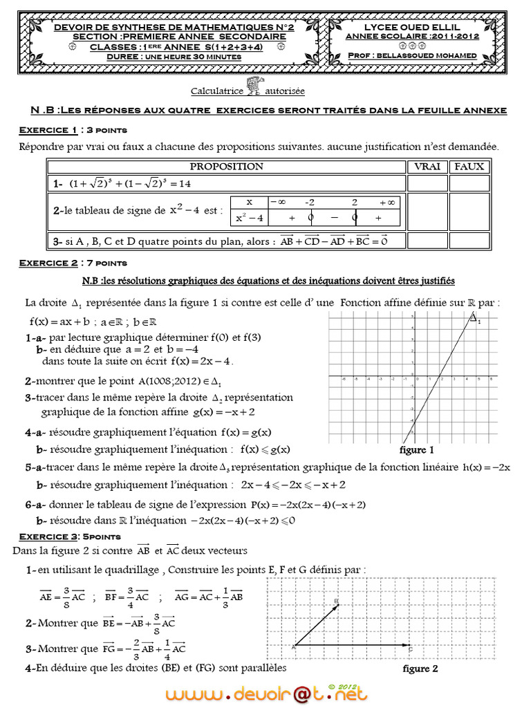 Devoir Synt 2 | PDF Devoir Synt 2 | PDF
