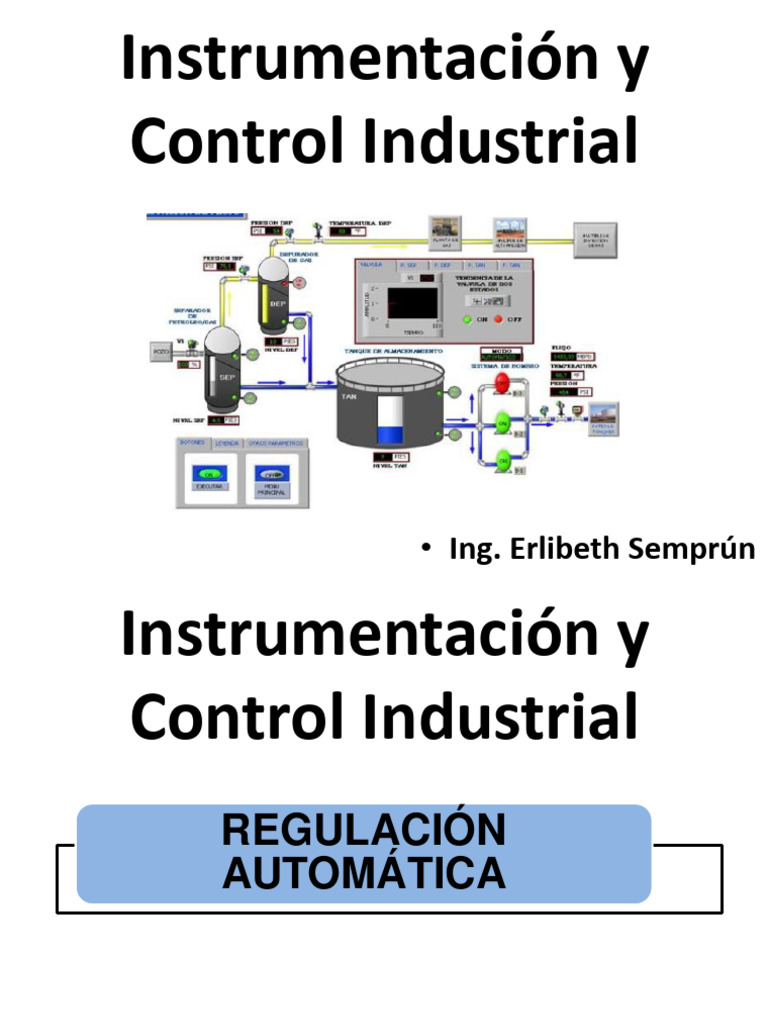 REGULACIÓN AUTOMÁTICA - Erlibeth Semprún | PDF | Sistema de control | Ingeniería de Sistemas