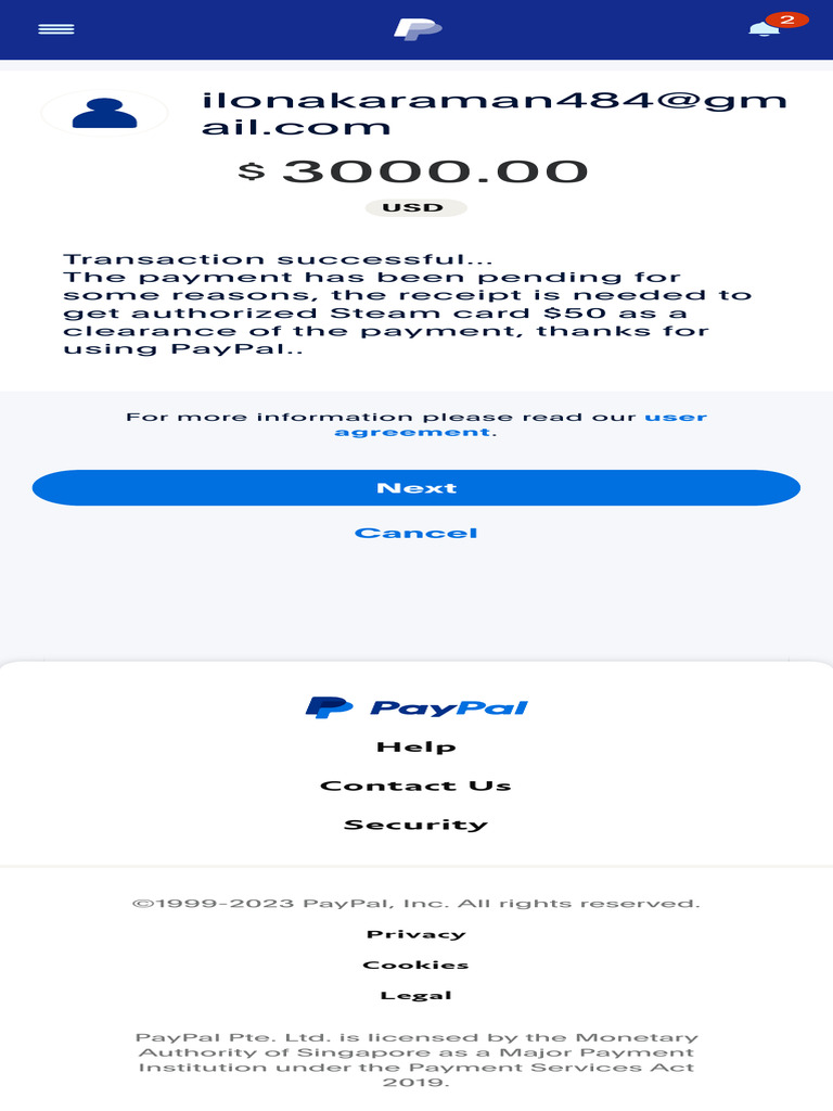 PayPal Make A Payment Preview | PDF