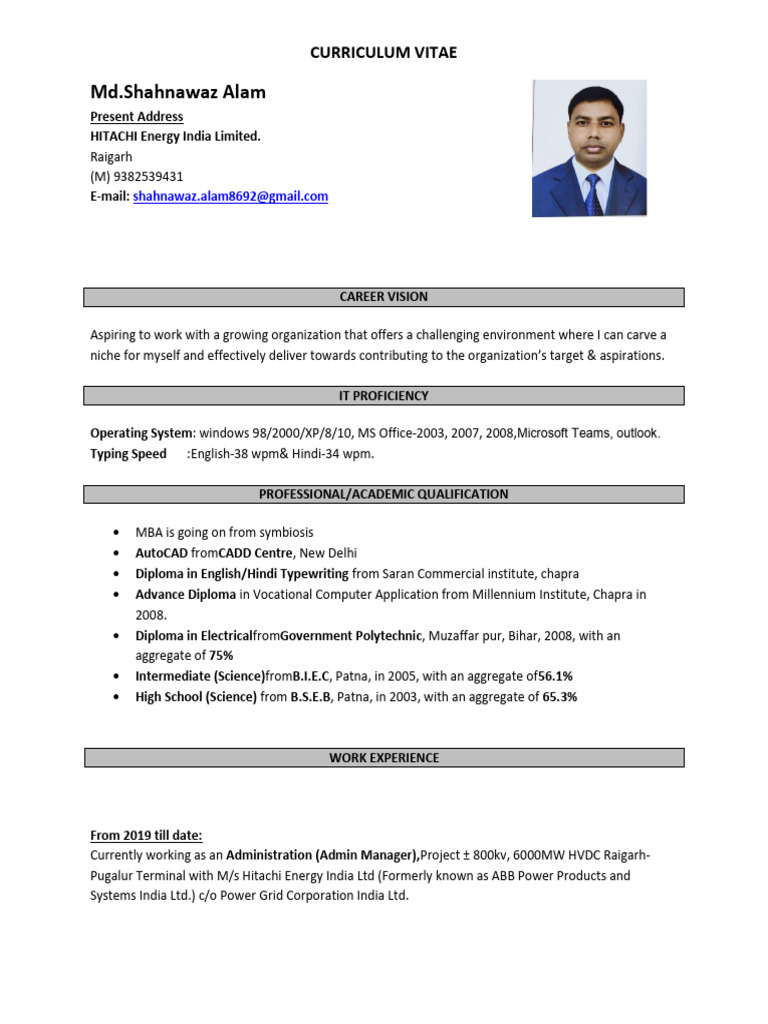 MD Shahnawaz Alam | PDF