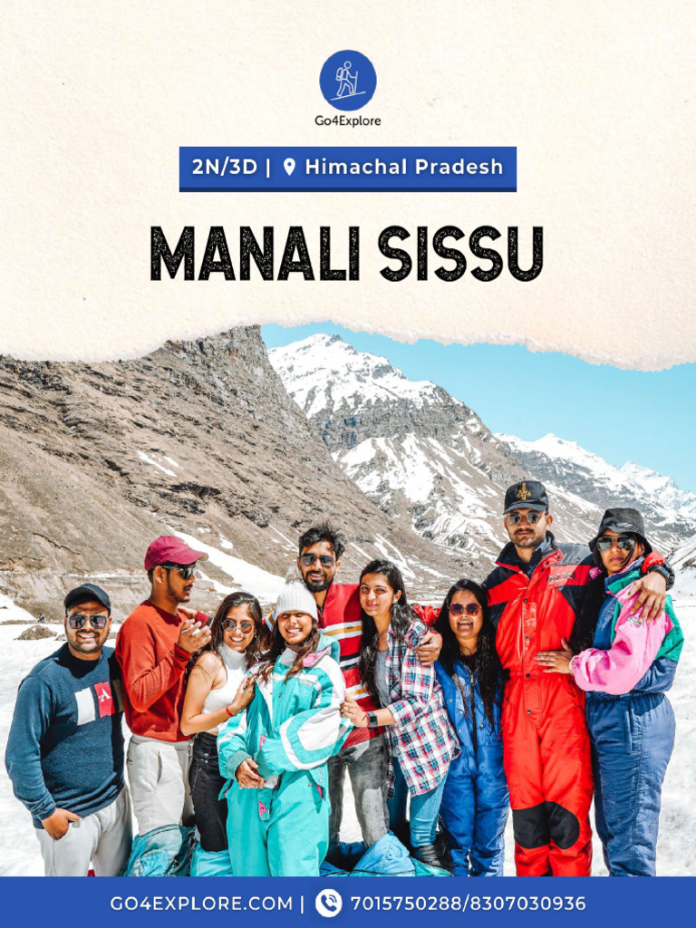 Manali Sissu - Itinerary - Compressed | PDF