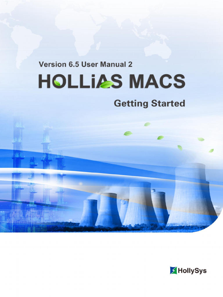 HOLLiAS MACS V6.5 User Manual 2_Getting Started | PDF | Button (Computing) | Microsoft Windows