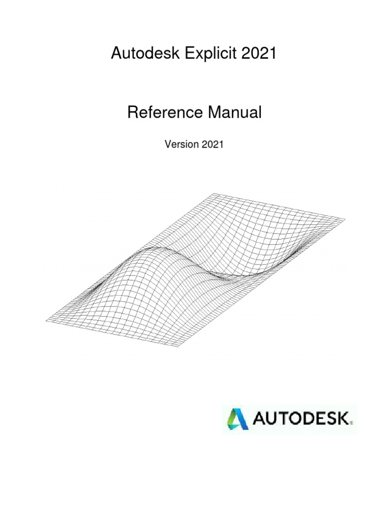 Autodesk Explicit 2021 Reference Manual | PDF