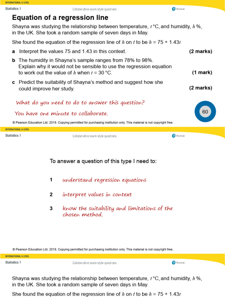 Regression Sample Question and Answer | PDF