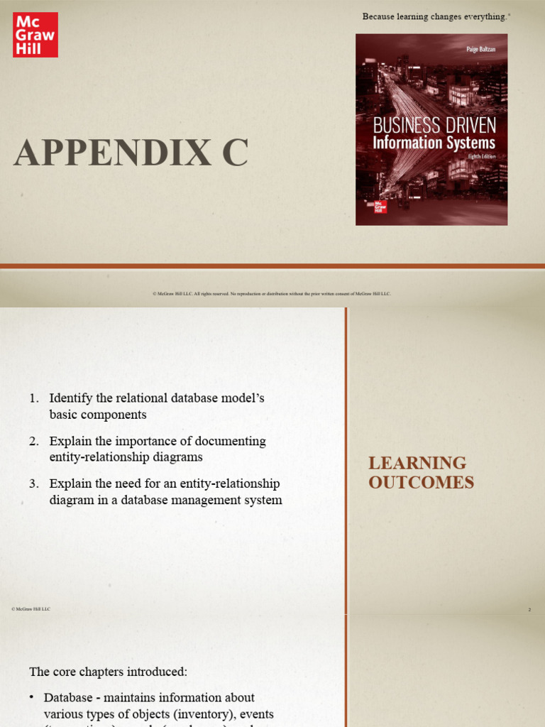 Baltzan 8e PPT AppC | PDF