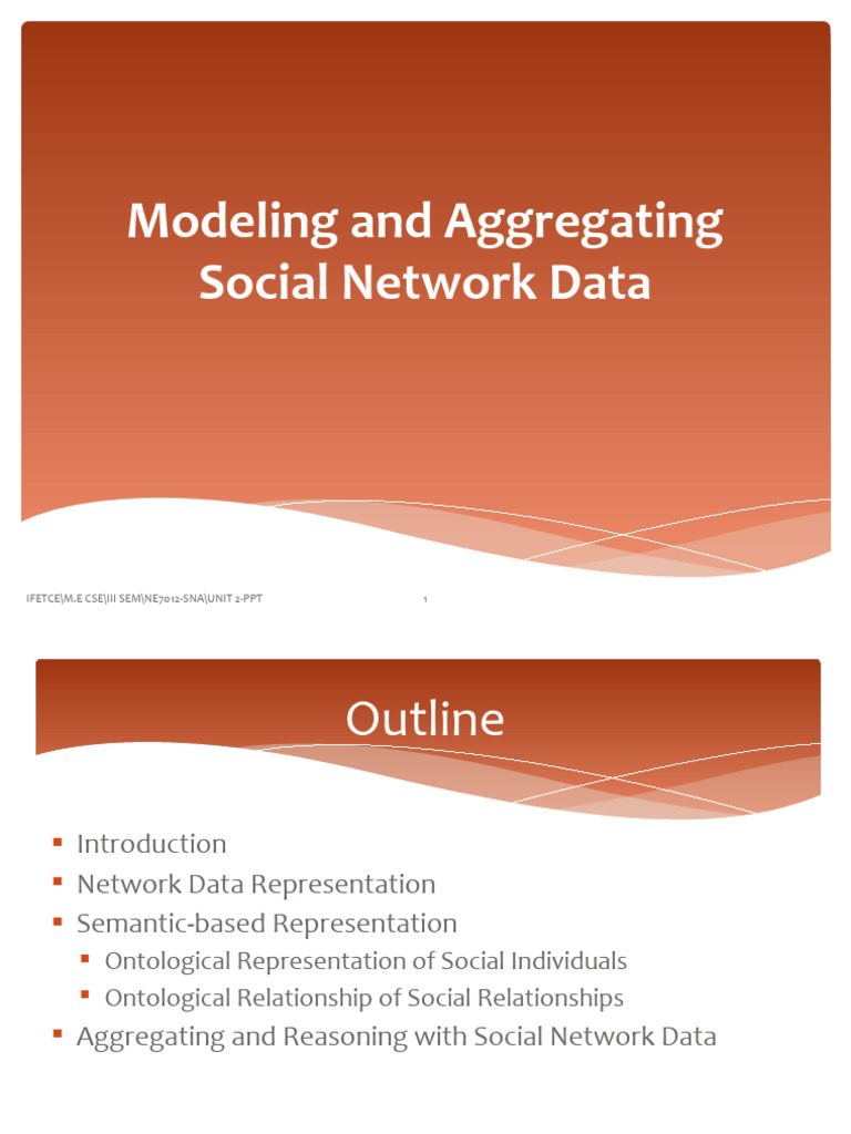Modeling and Aggregating Social Network Data | PDF | Resource Description Framework | Knowledge ...