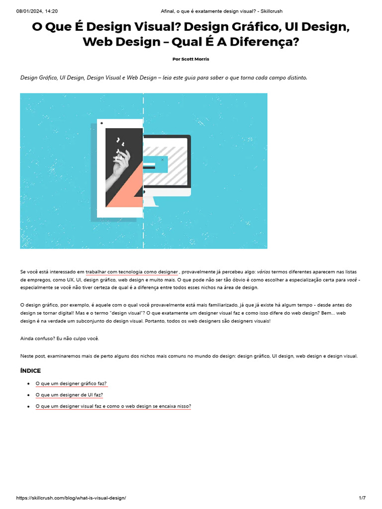 Afinal, o Que É Exatamente Design Visual | PDF