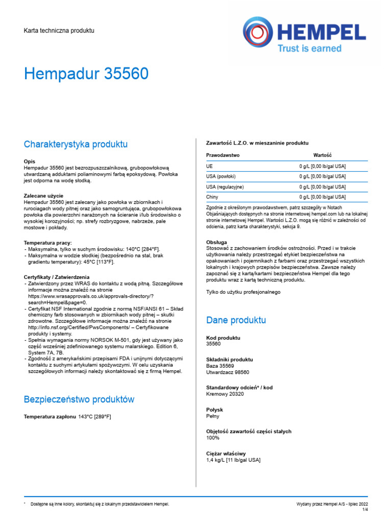 Hempadur 35560 | PDF