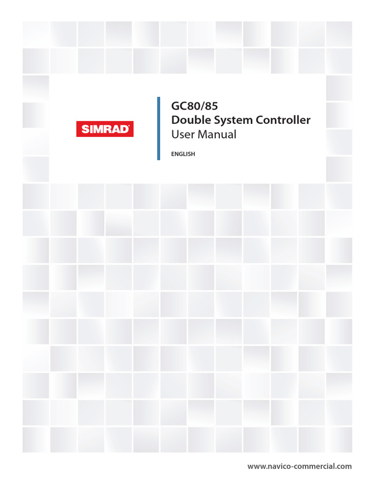 GC80 85 Double System Controller UM en 988 12721 001 W | PDF