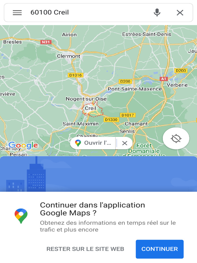 Creil - Google Maps | PDF